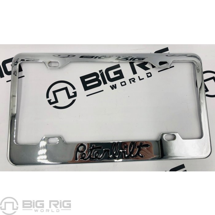 License Plate Frame - Peterbilt Logo MD11251CPB - Aftermarket - TRP ...