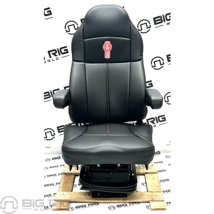 Kenworth Legacy Silver Seat (Black Leather) W/Armrests 188093MWB61-227 ...