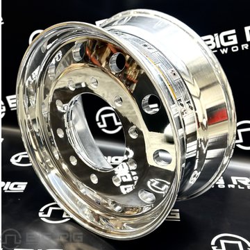 22.5x 9.00 High Polish Wheel 89U647 - OEM - Alcoa - Big Rig World